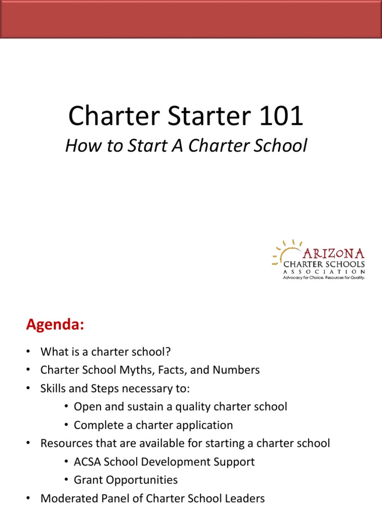 Charter Starter 101: How To Start A Charter School | PDF | Charter ...