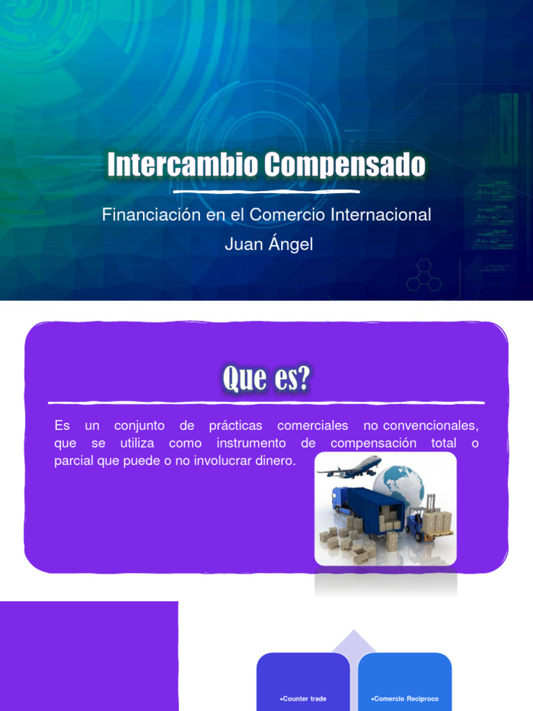 Intercambio Compensado | PDF | Permuta | Comercio