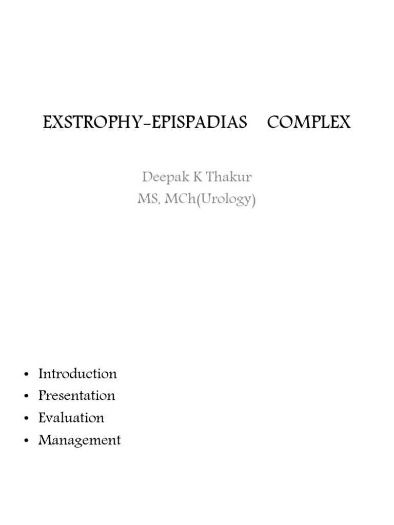 Ectopic Vesicae | PDF | Pelvis | Genitourinary System