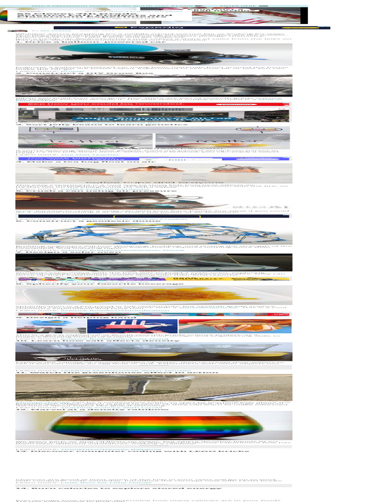 Experiments | PDF | Science | Water