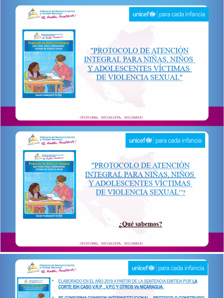 Protocolo de Atencion Integral Para Niñas Víctimas Violencia Sexual Minsa 8 y 9 Junio 2023 | PDF ...