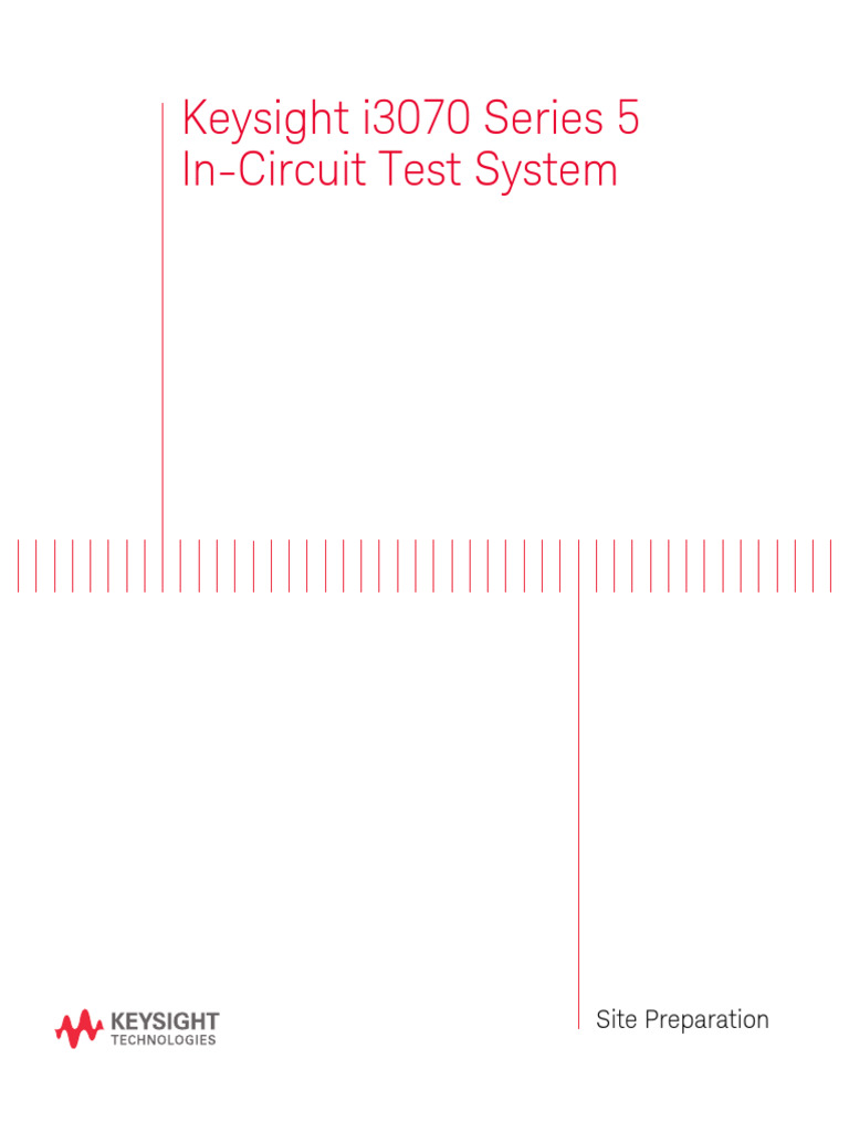 Keysight I3070 Series 5 In-Circuit Test System: Site Preparation | PDF ...