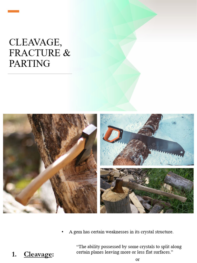 Cleavage, Fracture, and Parting in Gems | PDF | Crystal | Gemstone