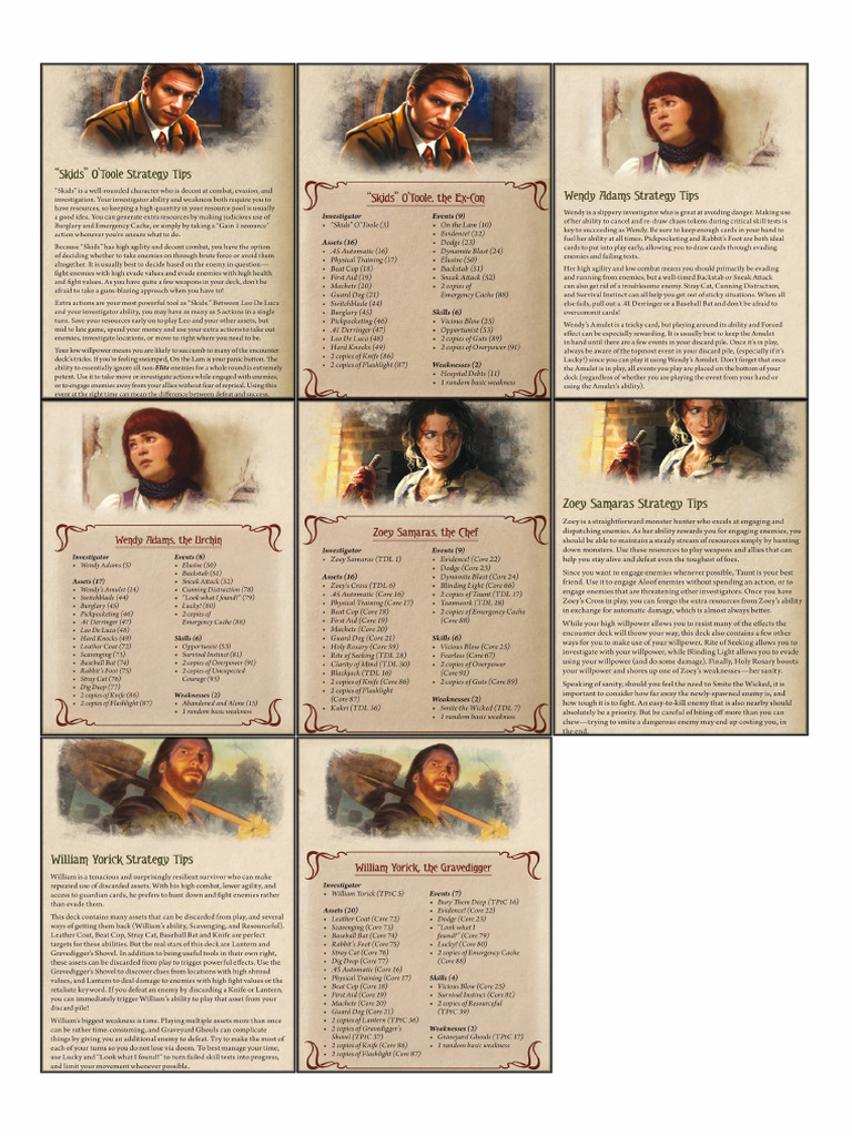 Standard Deck List (Card Size) v1.1 | PDF