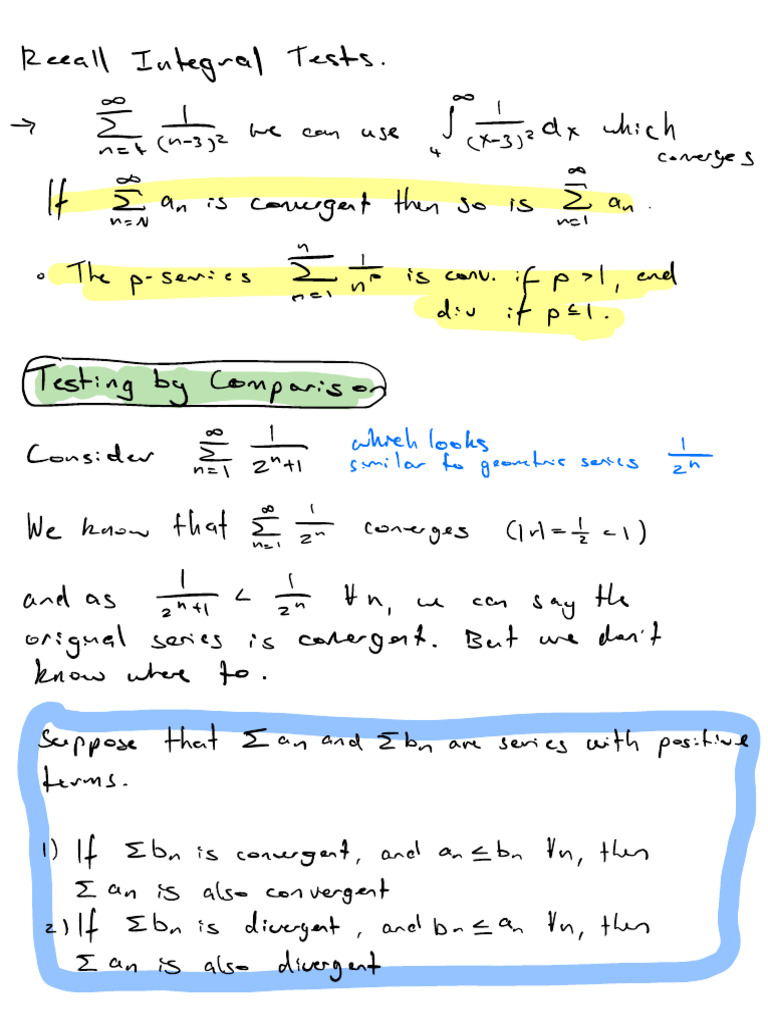 Week 3 Calc | PDF | Power Series | Mathematical Concepts