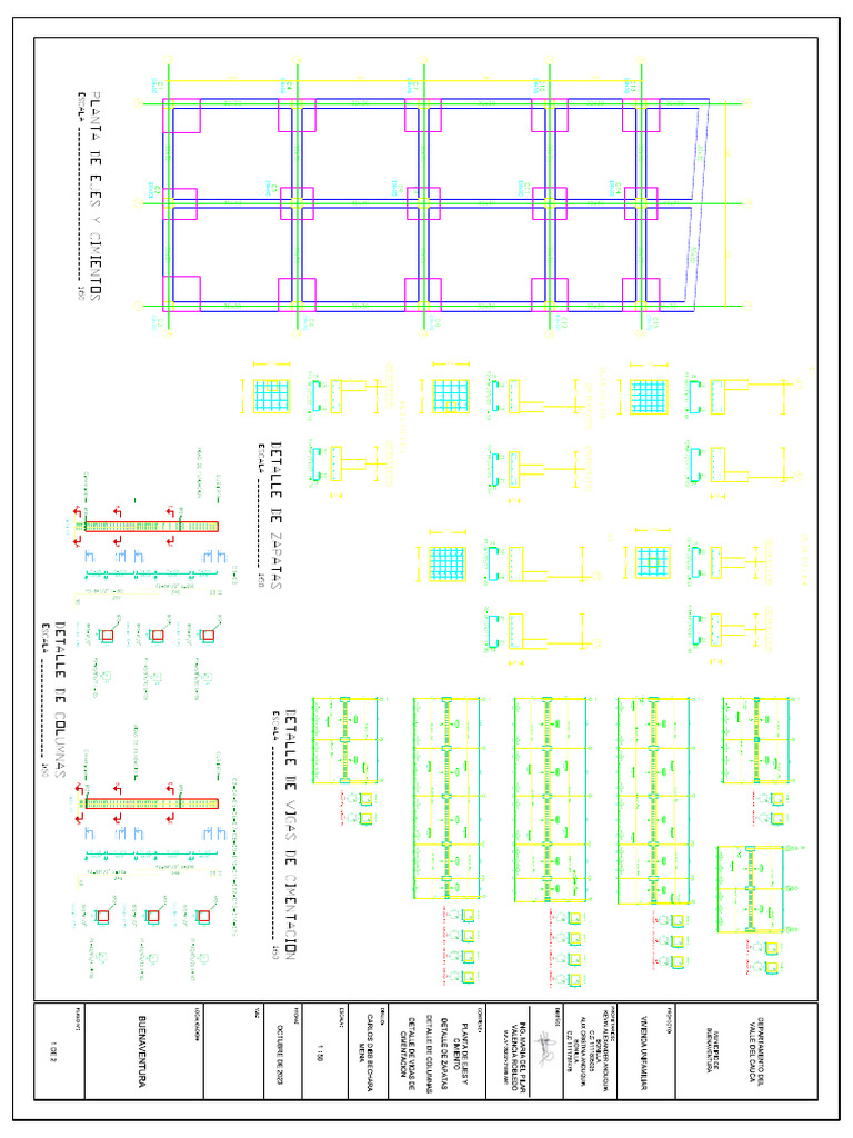 Plano Estructural Kevin y Alix Planos Estructurales | PDF