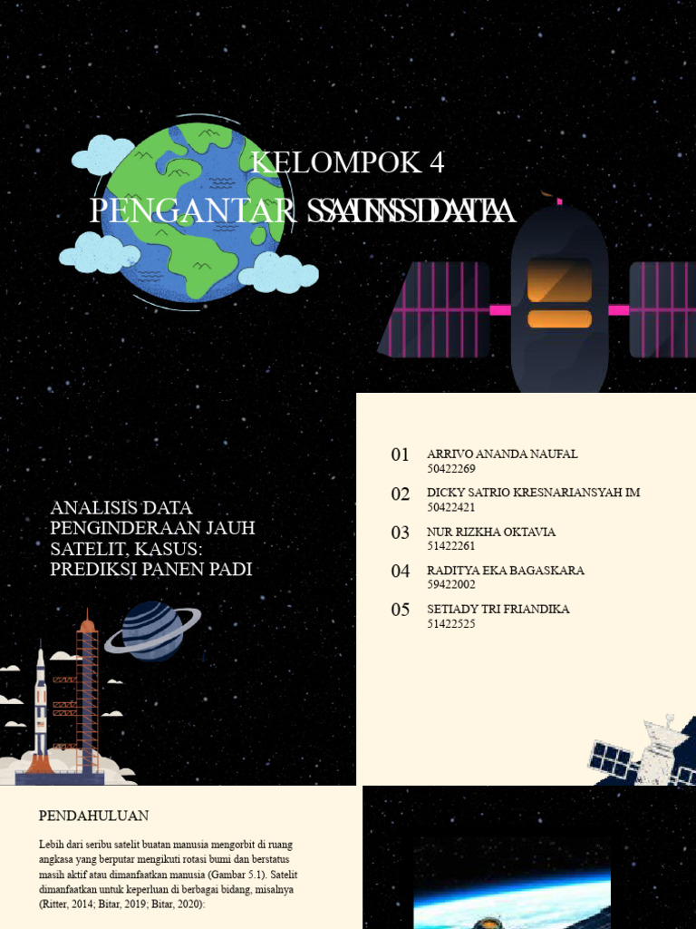 Kelompok 4: Sains Data Pengantar Sains Data | PDF | Sains & Matematika