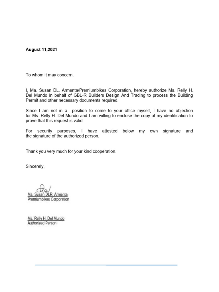 Authorization B Permit | PDF