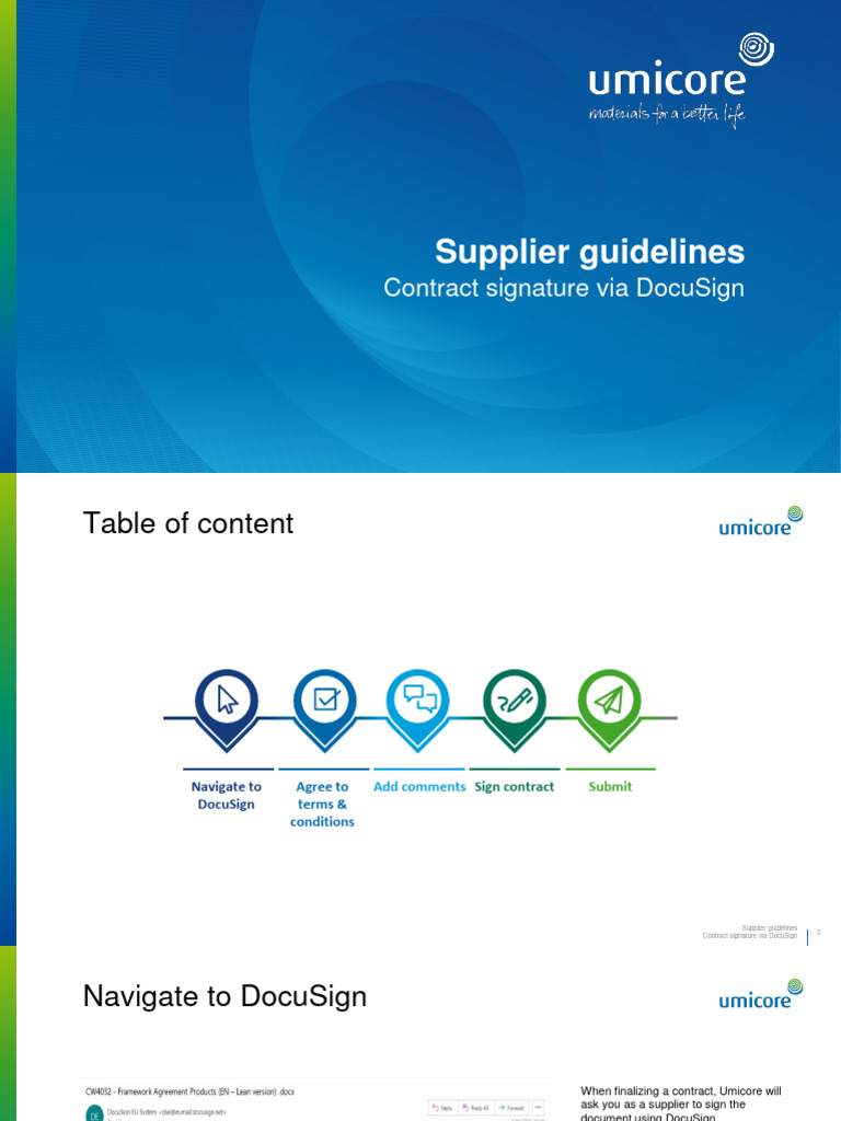Supplier Guidelines Docusign Vfeb23 | PDF | System Software | Computing