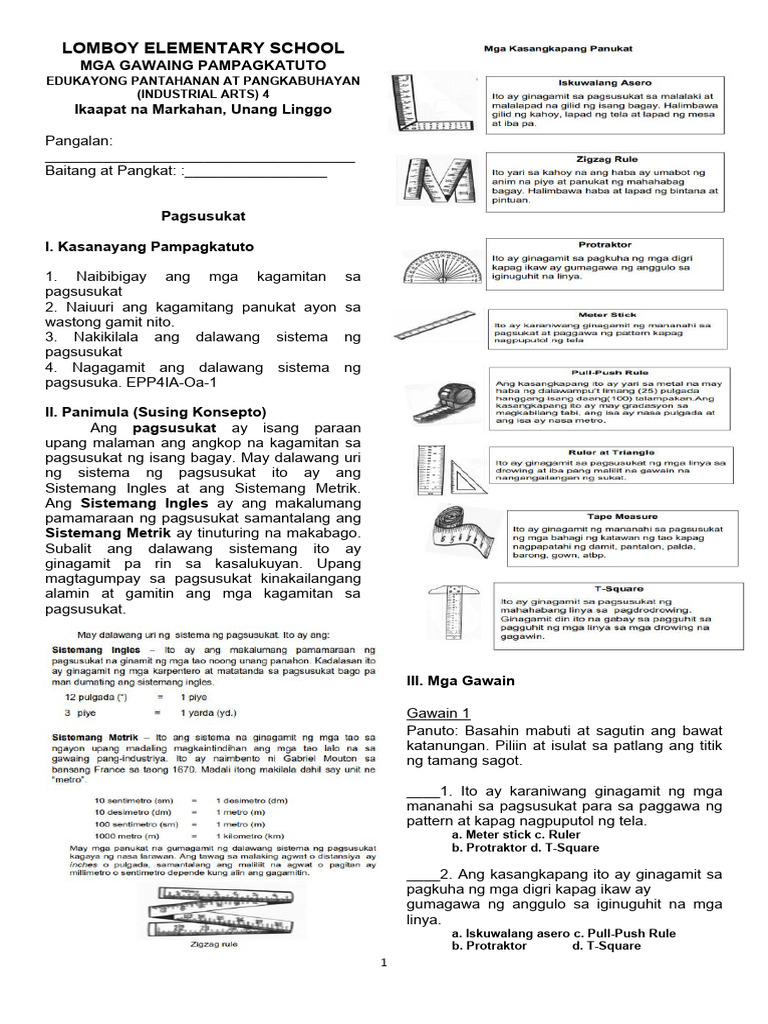 Las-Epp 4q-Week1 | PDF