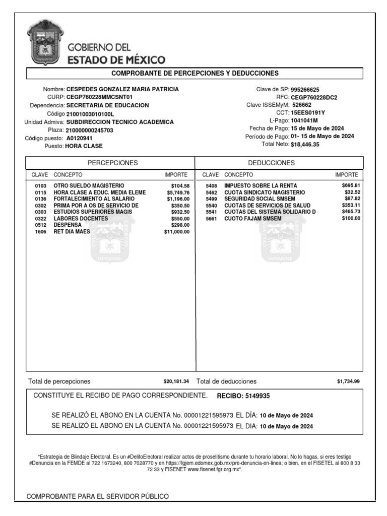 comprobante (9) | PDF | Economias