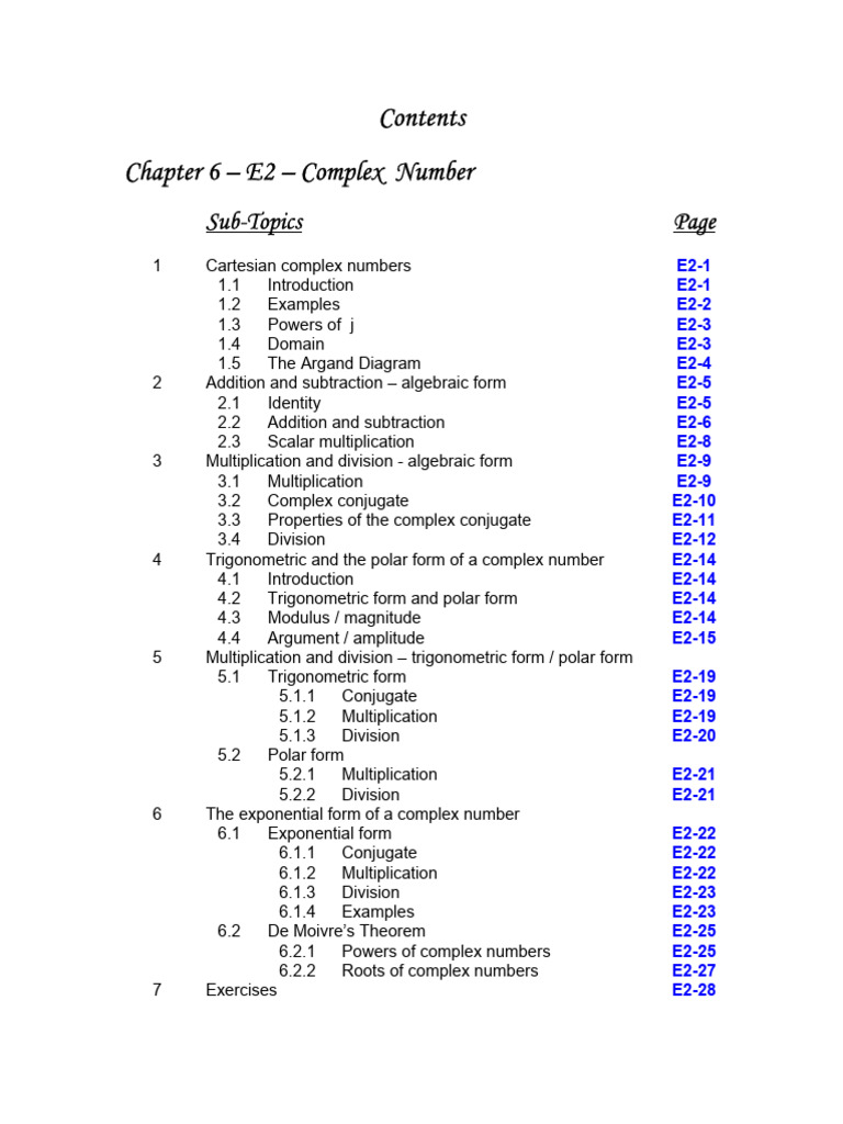 Chapter 5 Complex Numbers | PDF | Complex Number | Trigonometry