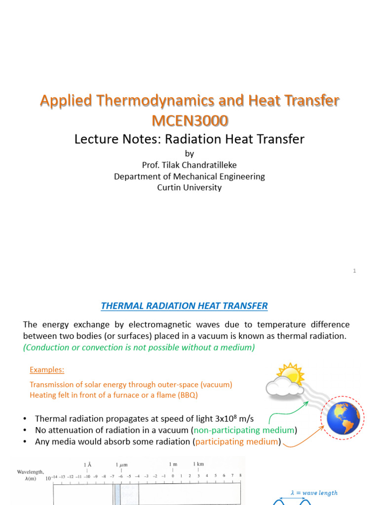 4_Radiation_PPT | PDF | Heat Transfer | Physical Phenomena