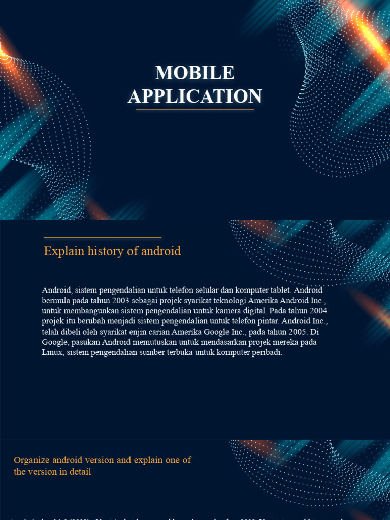 Mobile Application | PDF | Komputer