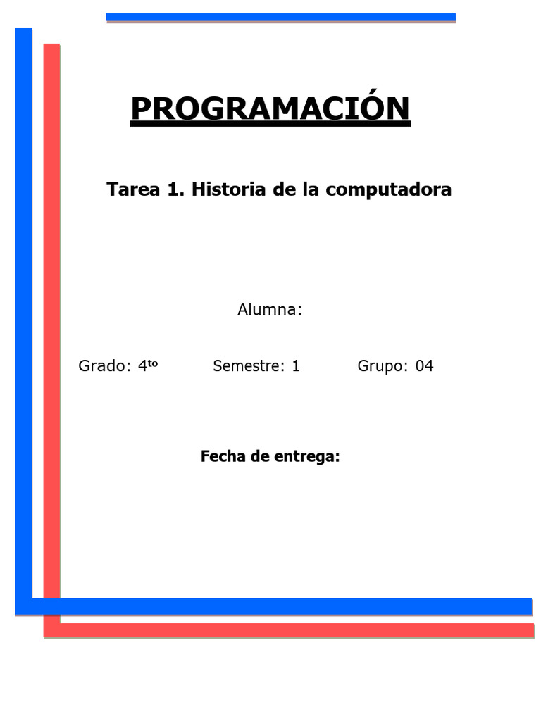 Portada Programación | PDF