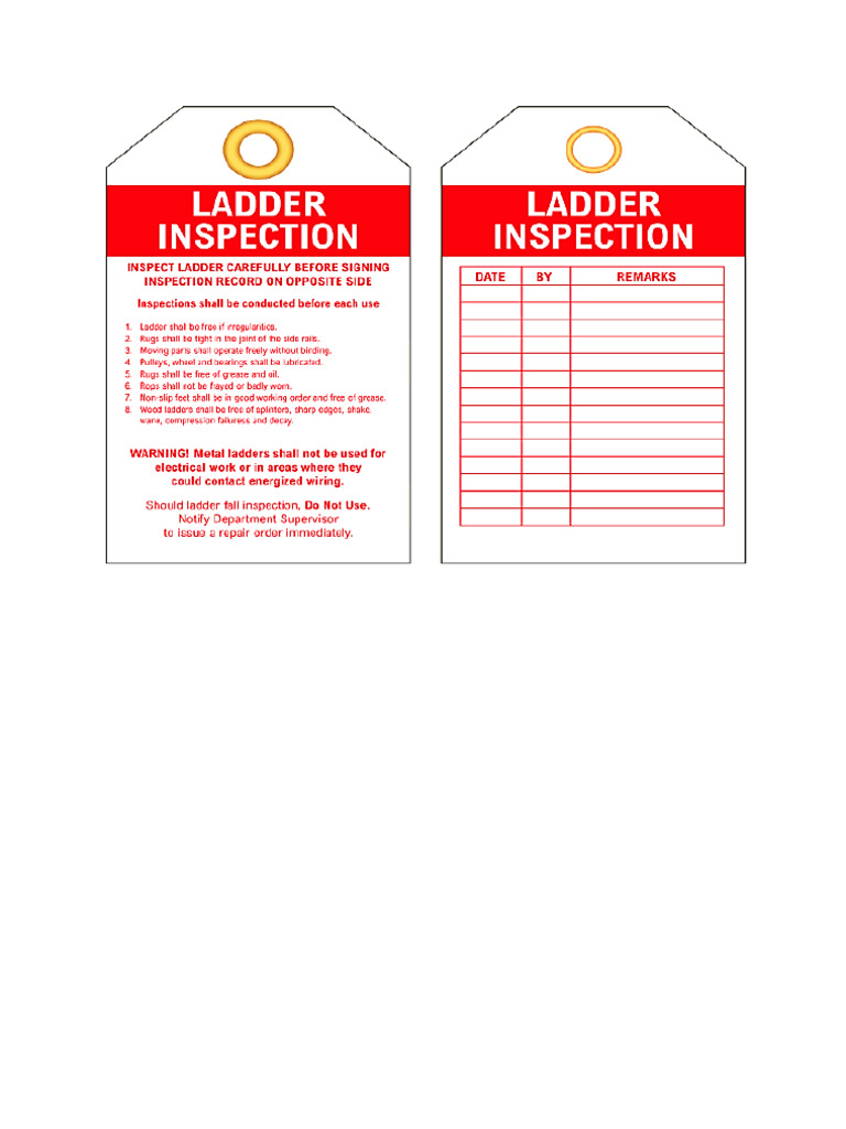 Ladder Tag | PDF