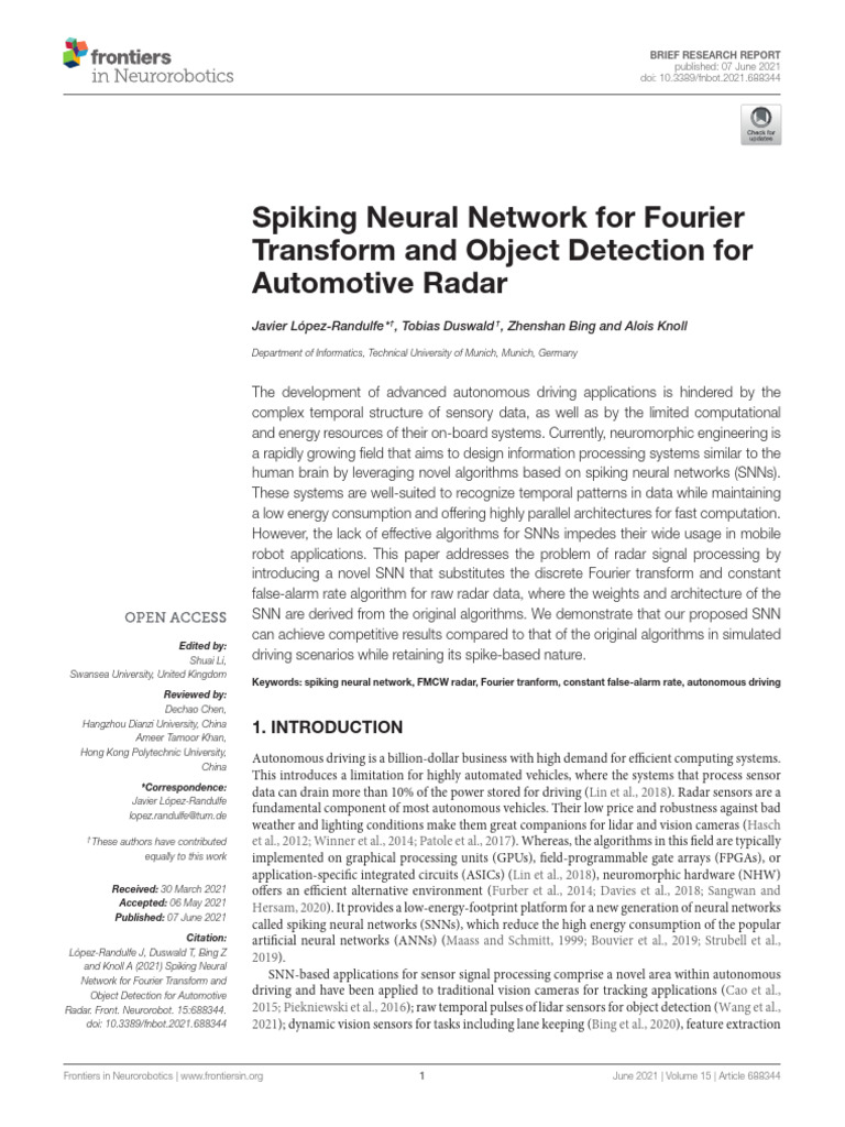 fnbot-15-688344 | PDF | Discrete Fourier Transform | Artificial Neural Network