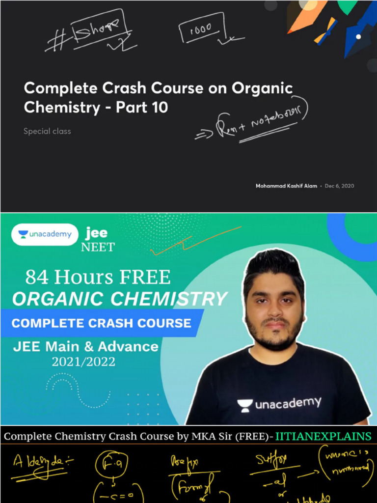 Complete Crash Course On Organic Chemistry Part 10 With Anno | PDF