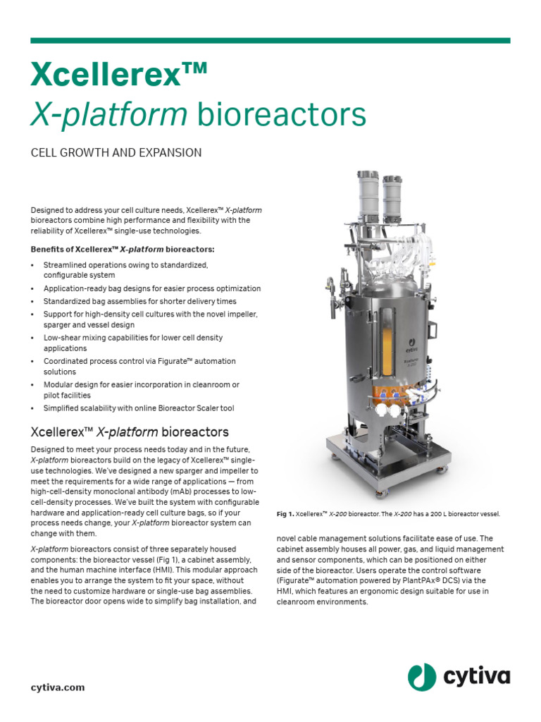 Xcellerex X Platform Data File CY30031 18apr23 DF | PDF | Computer Keyboard | Pump