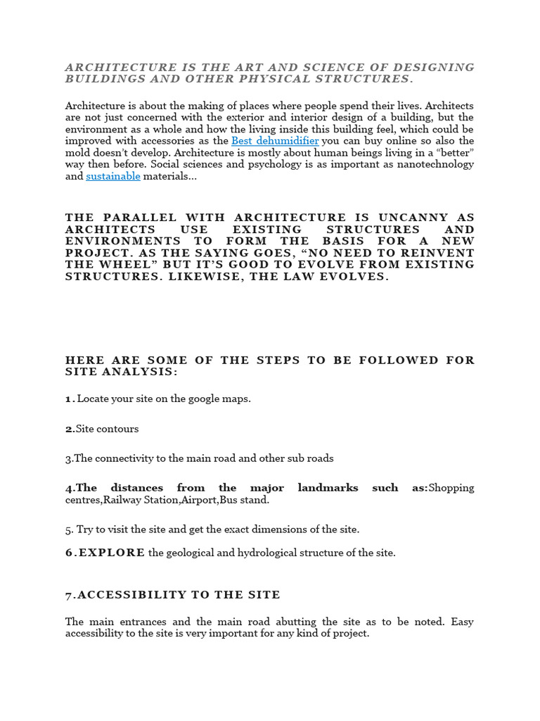 Architecture Is The Art and Science of Designing Buildings and Other ...