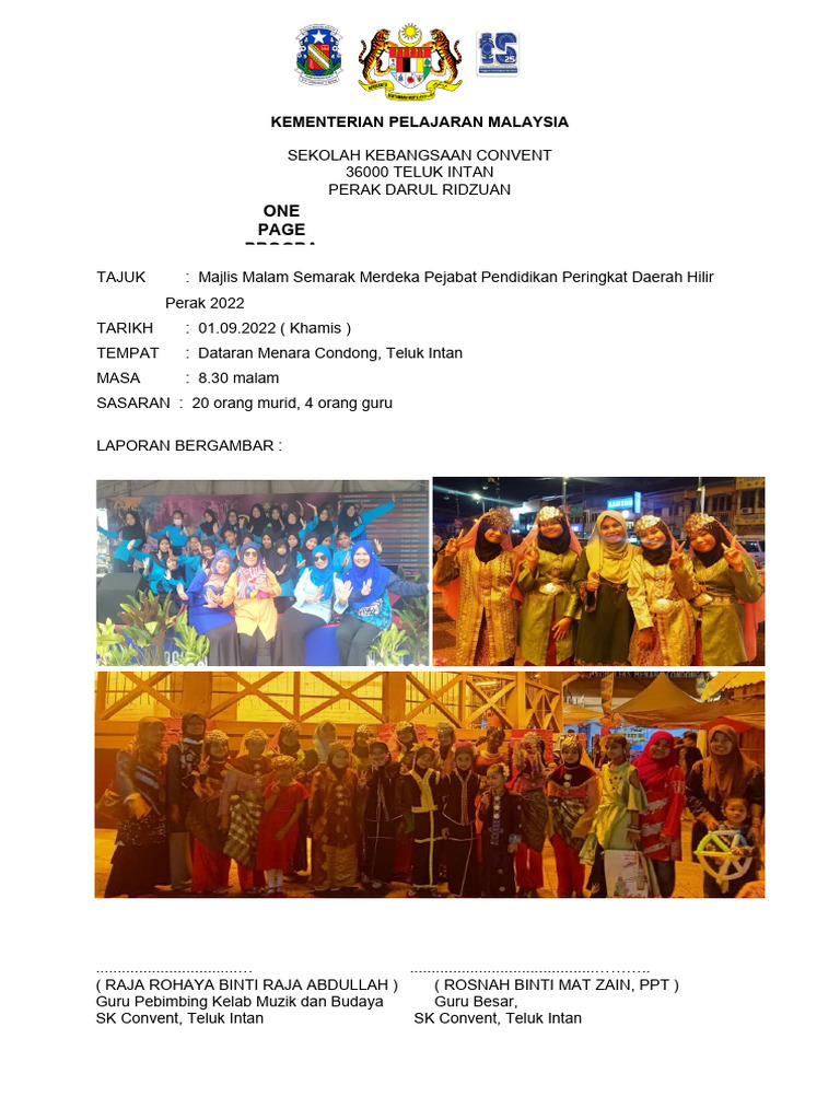 Majlis Semarak Merdeka | PDF