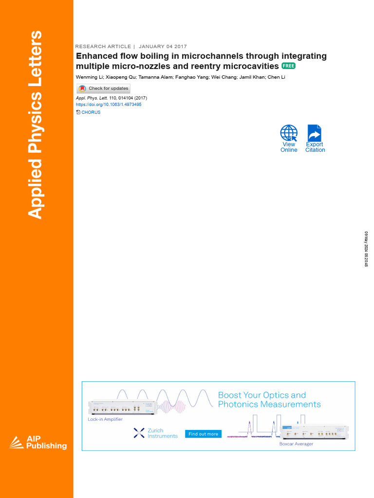 1 Online | PDF | Boiling | Applied And Interdisciplinary Physics