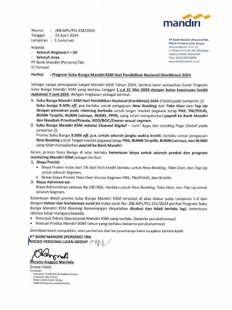 Suku Bunga Mei | PDF