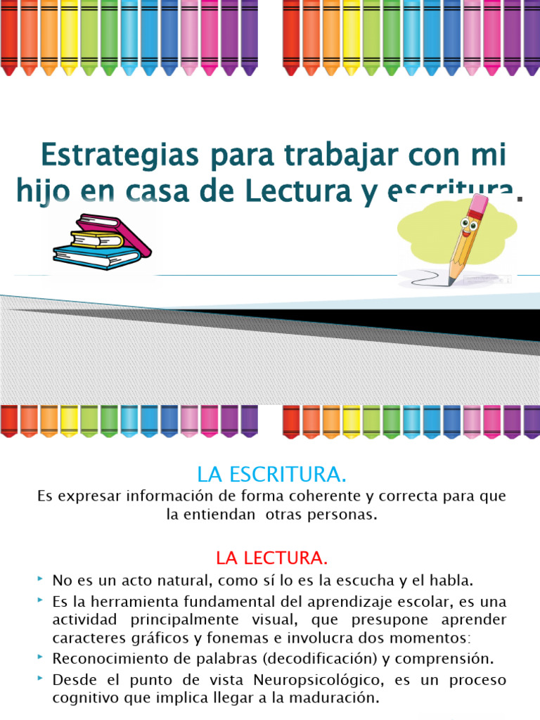Estrategias de Lectura y Escritura para Niños | PDF | Aprendizaje