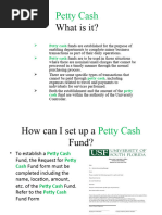 Petty Cash Policy and Procedures | PDF | Cash | Expense