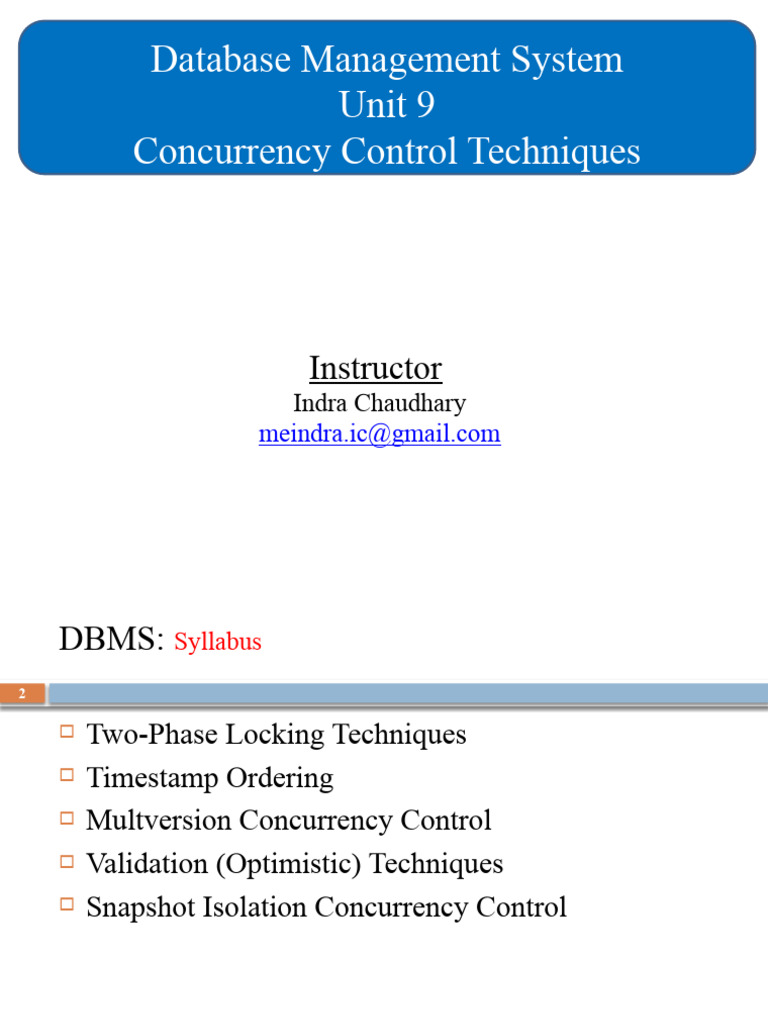 Concurrency Control Techniques Editing Download Free Pdf Data Management Concurrency 3913