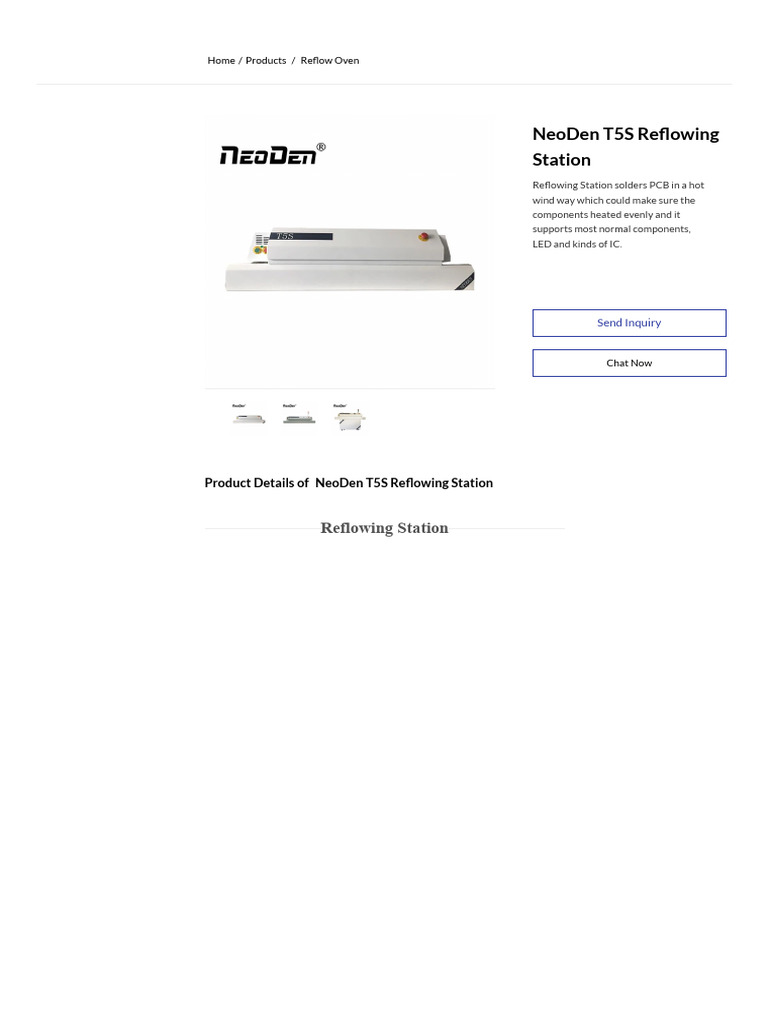 NeoDen T5S Reflowing Station Manufacturers and Suppliers China ...