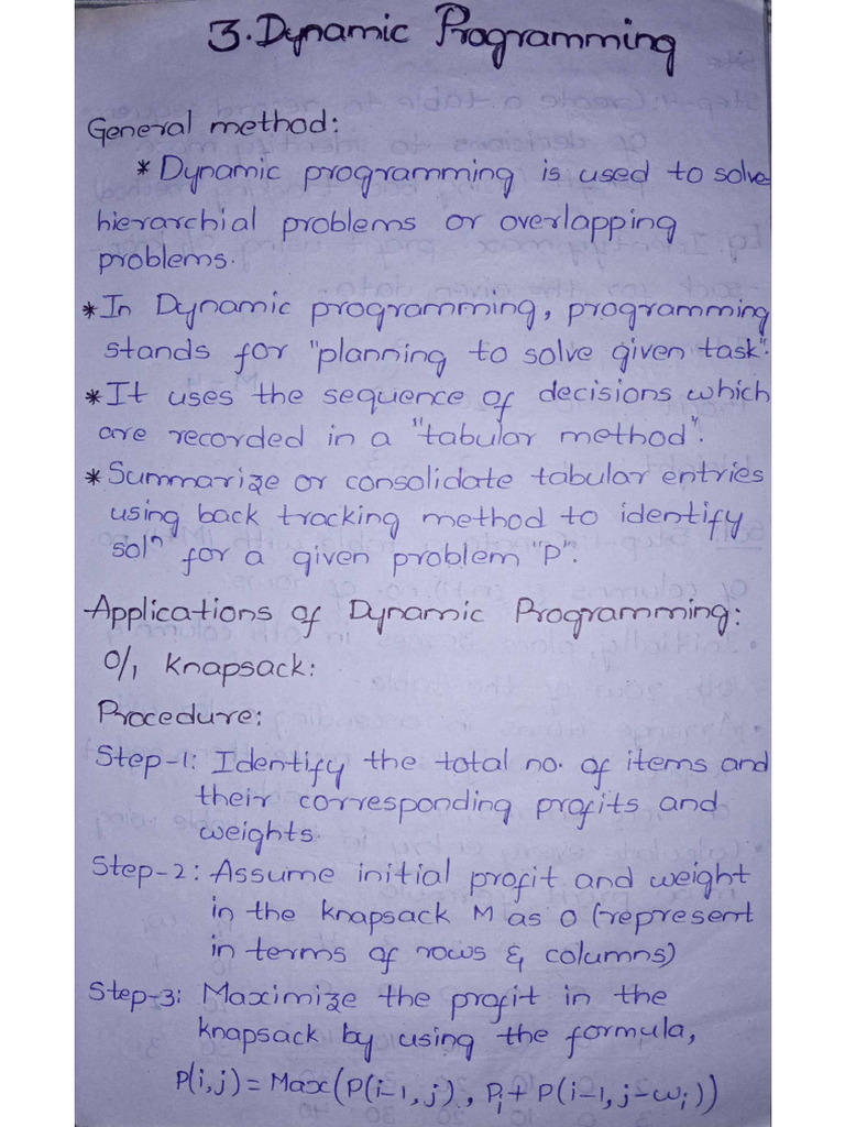 DAA Unit-3 Notes | PDF