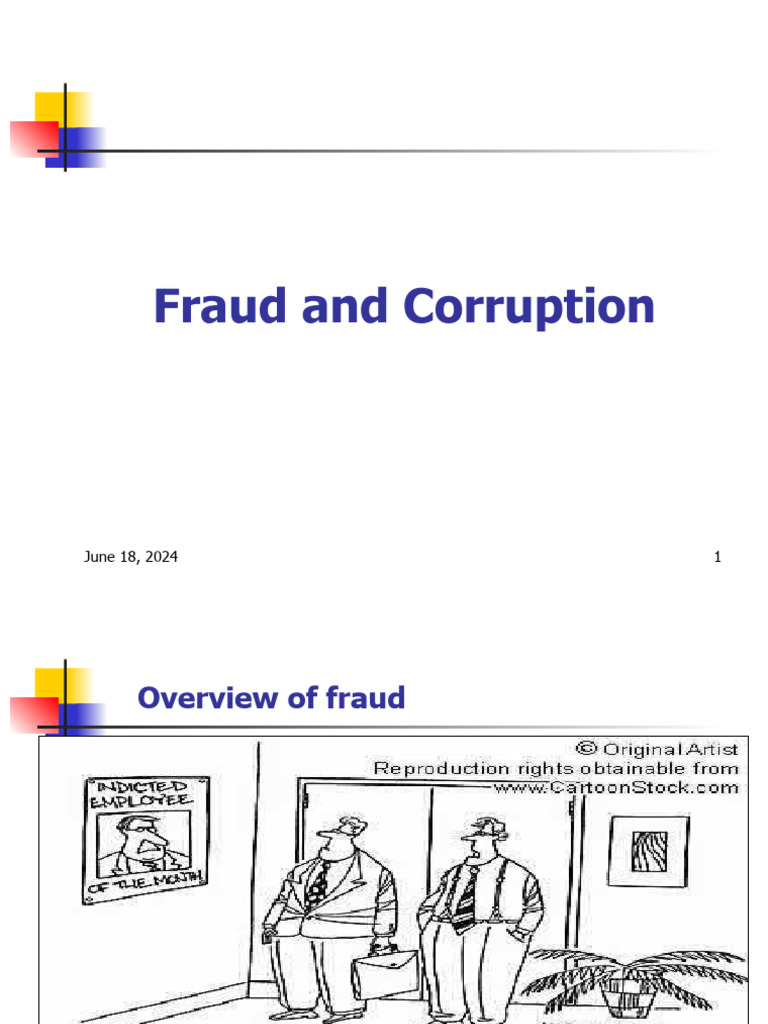 Topic SIX - Fraud and Corruption | PDF | Audit | Payments
