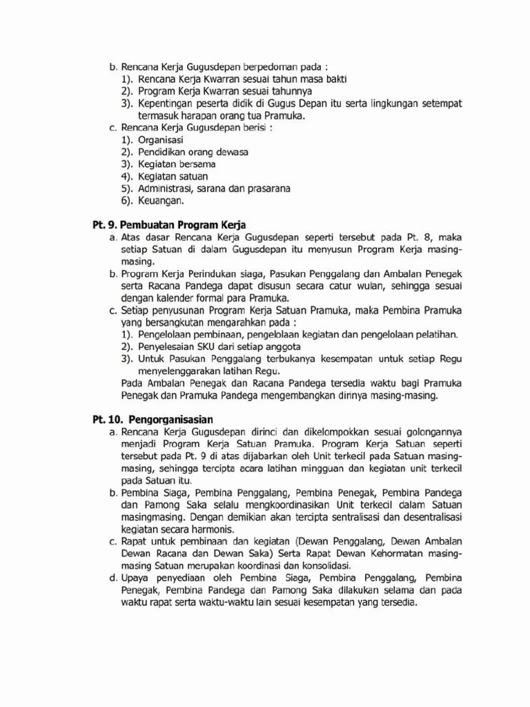 SK 041 1995 Juklak Administrasi Satuan - 005 | PDF