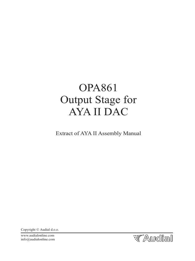 OPA861 Out | PDF | Resistor | Electrical Impedance