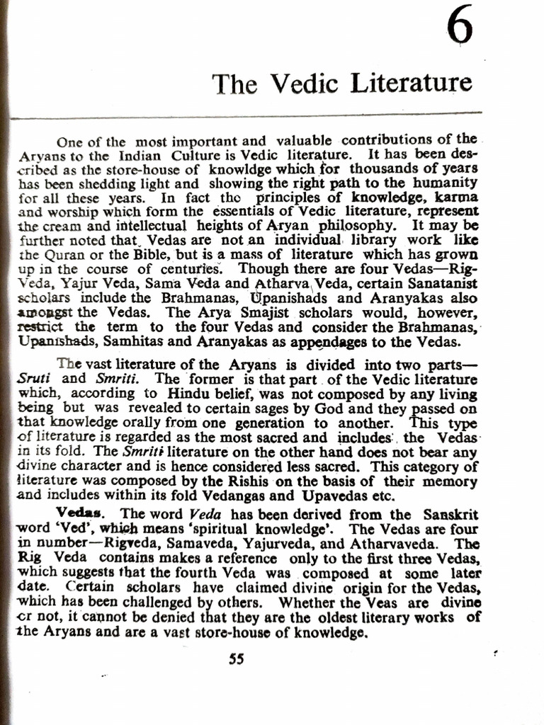 Vedic Literature | PDF | Vedas | Indian Religious Texts