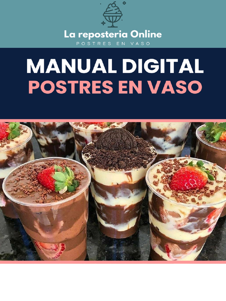 La Repostería Postres en Vaso | PDF | Postres | Chocolate