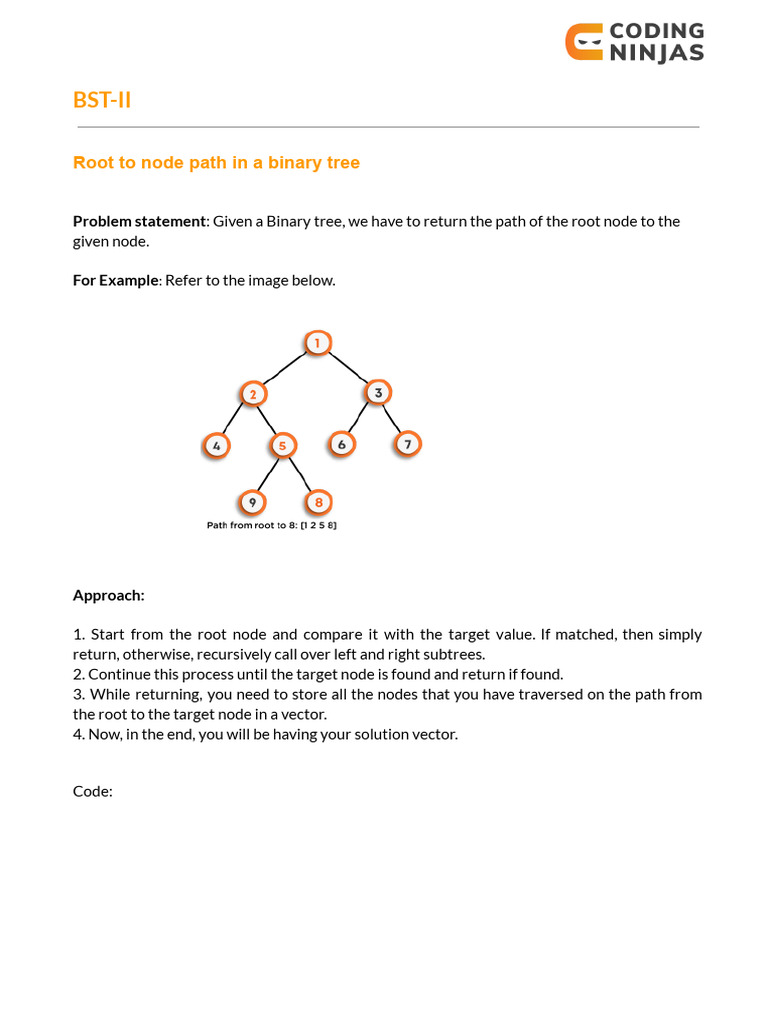 BST-II | PDF | Computer Programming | Algorithms And Data Structures BST-II | PDF | Computer Programming | Algorithms And Data Structures