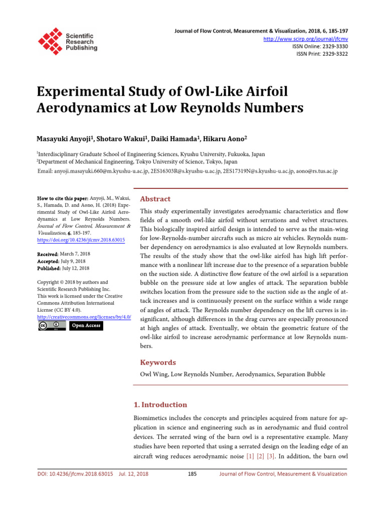 14 Done Experimental - Study - of - Owl-Like - Airfoil - Aerodynamic ...
