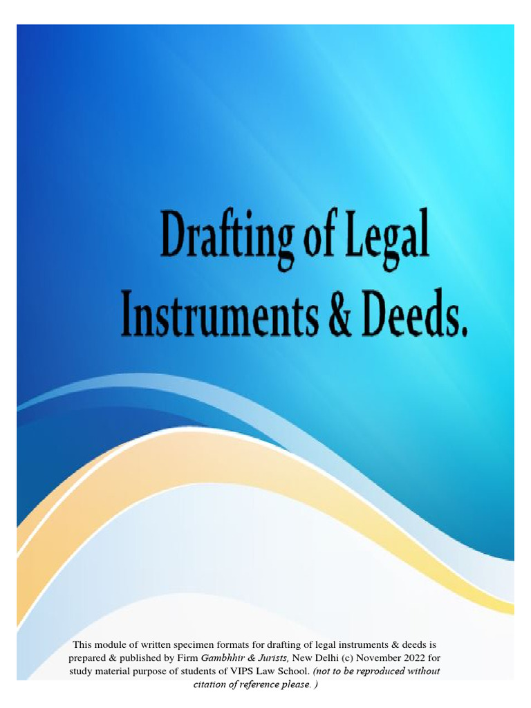 Draft of documents | PDF | Lease | Will And Testament