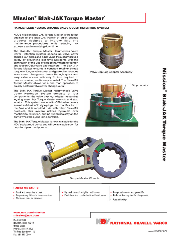 Blak-JAK Torque Master | PDF