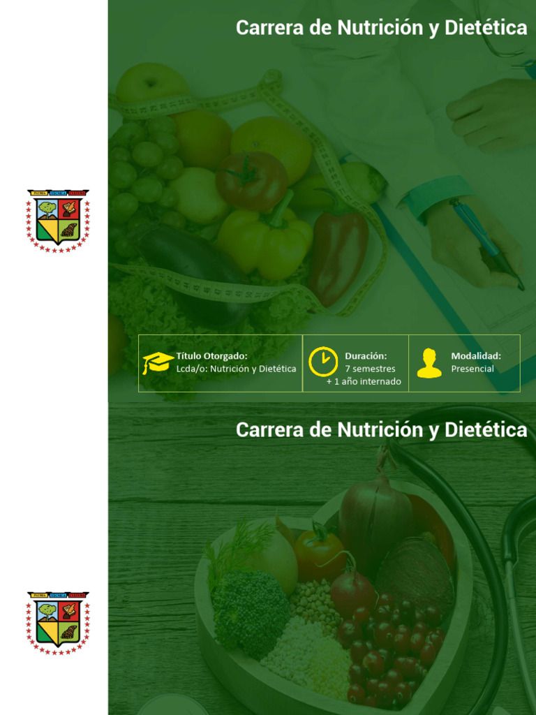 Carrera de Nutrición y Dietética UTM | PDF | Dietético | Cuidado de la ...