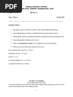 Form Two Physics Exam, 2025 | PDF | Series And Parallel Circuits | Resistor