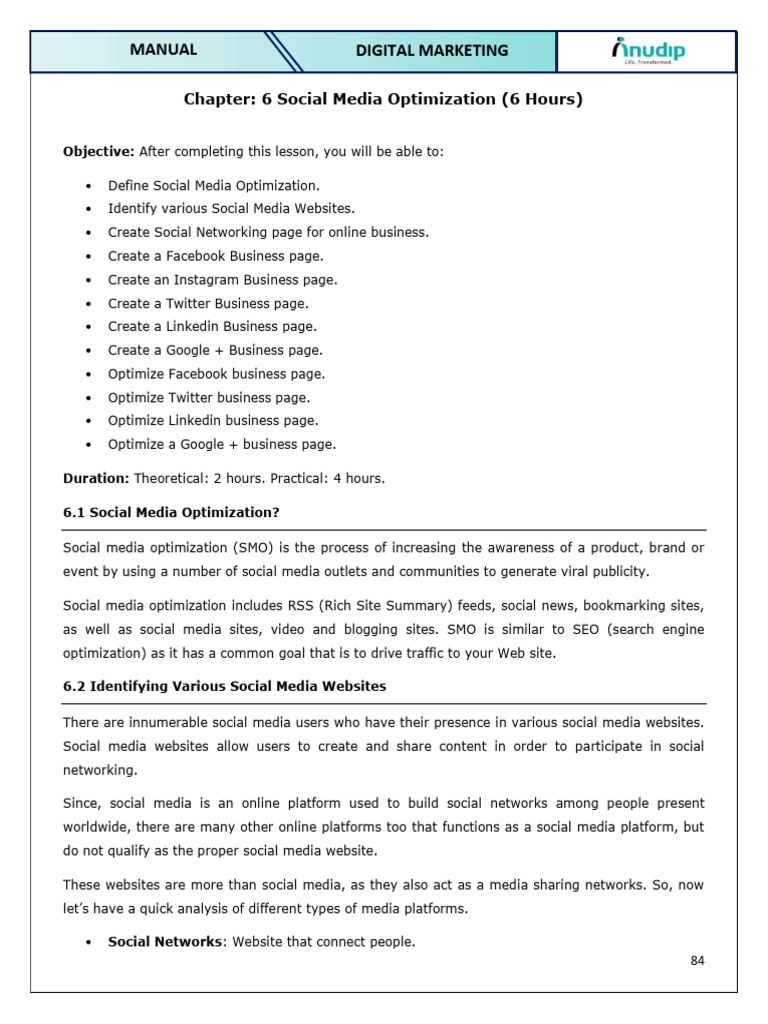Lesson 6 | PDF | Social Networking Service | Popular Culture & Media ...
