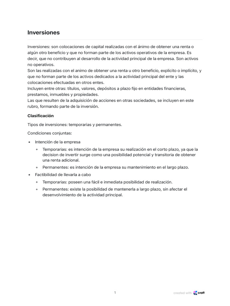 Inversiones | PDF | Compartir (Finanzas) | Dividendo