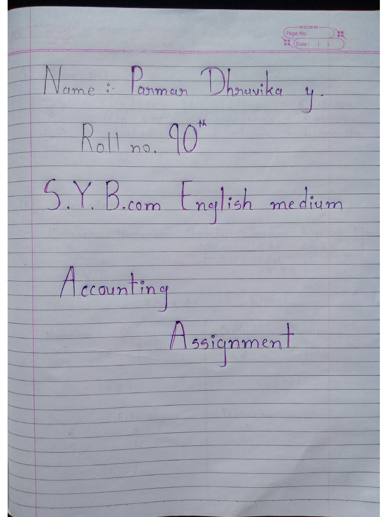 Accounting 4 Assignment | PDF
