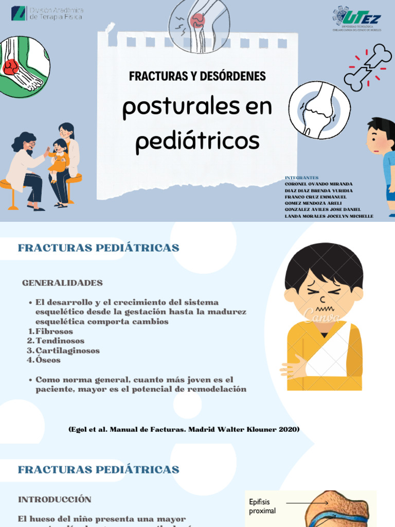 Fracturas y Defectos Posturales | PDF | Hueso | Anatomía