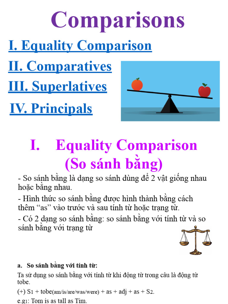 Grammar 02 (Comparisons) | PDF