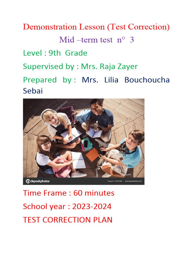 Demonstration Lesson | Download Free PDF | Flashcard | Language Mechanics