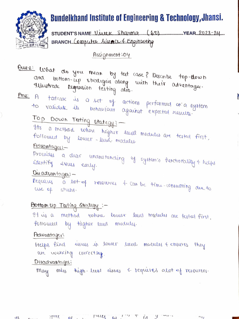 Assignment 4 SE | Download Free PDF | Computer Engineering | Software Engineering